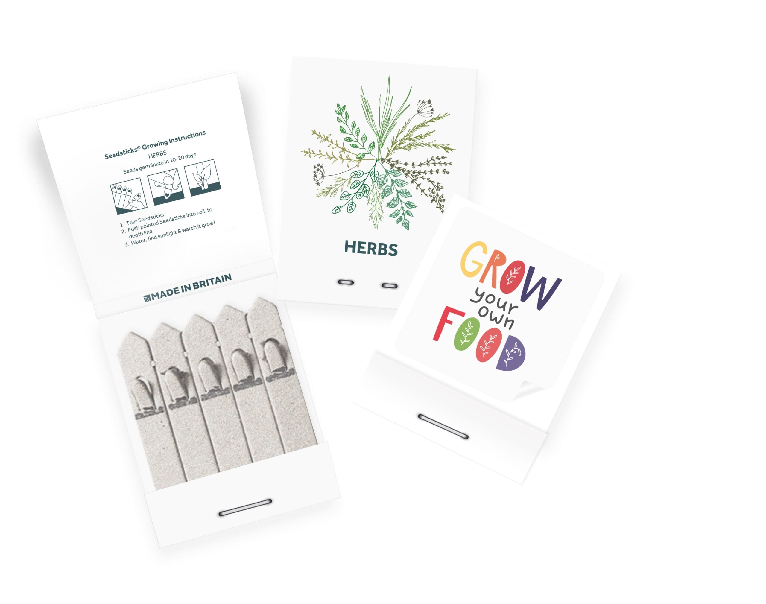 Express Seedsticks® - Example Artwork (3D) (SST-049) MIXED HERBS