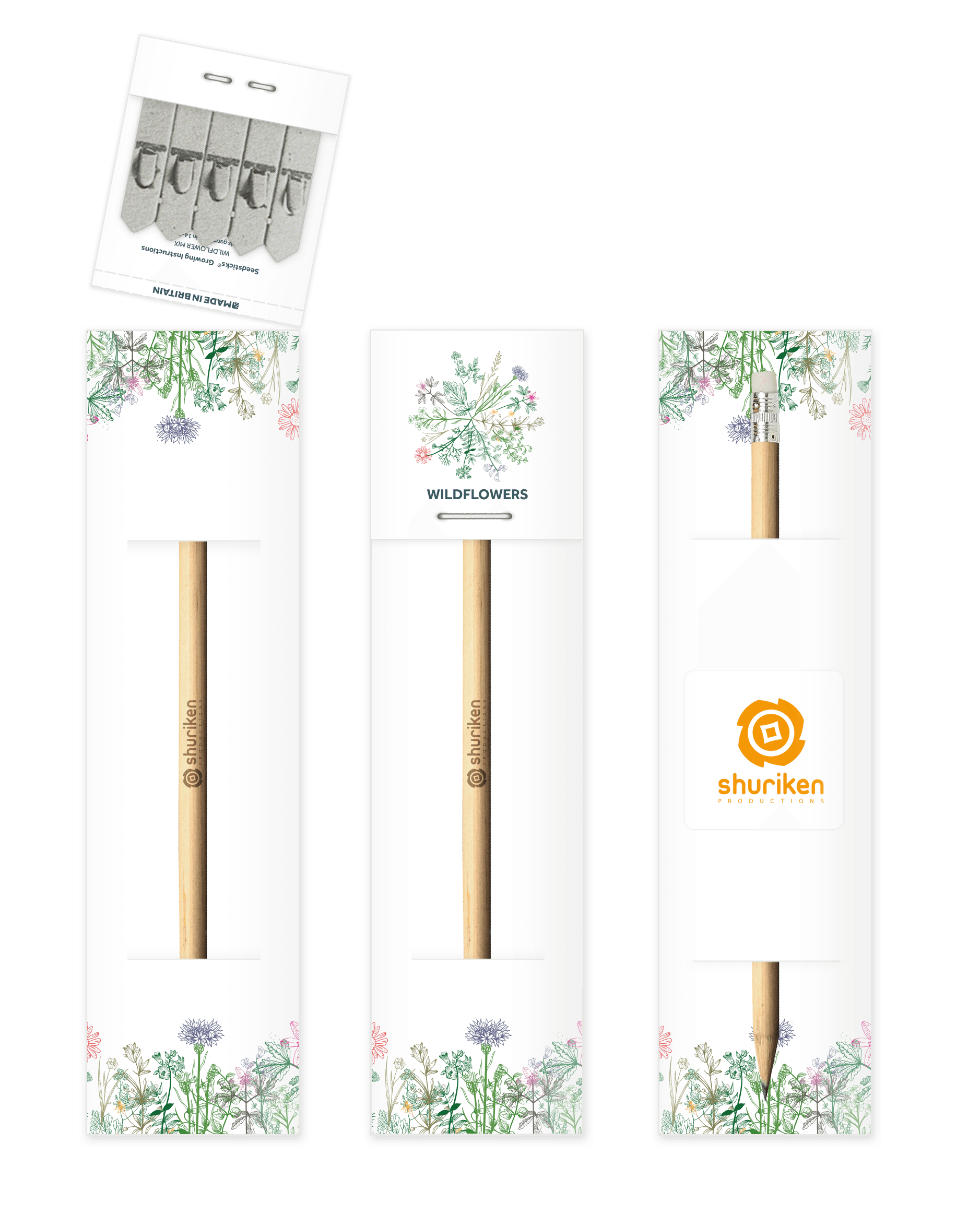 Affordable Custom Pencil Seedsticks - Express Service Available