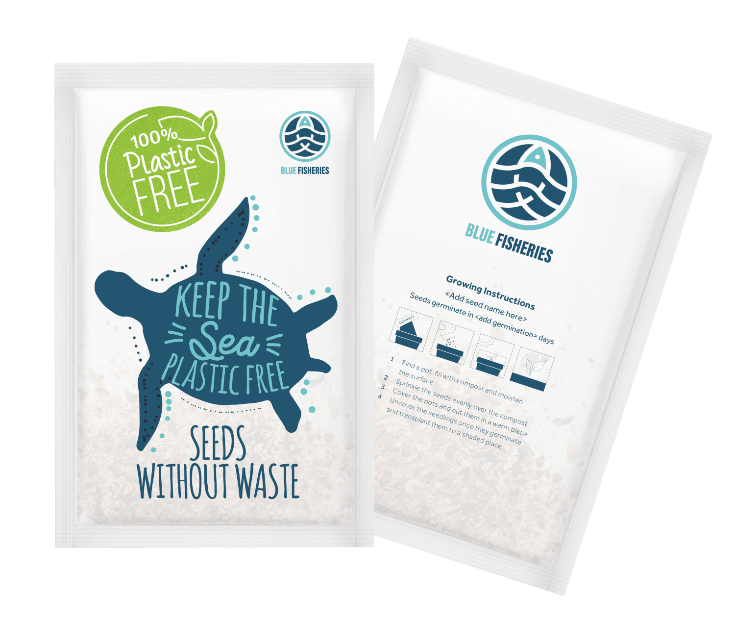 Plastic Free Medium Seed Packets - Custom-Printed for Business