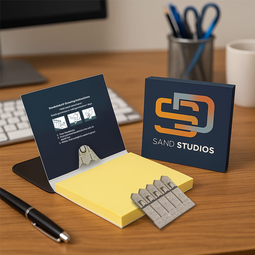 Seedsticks® Sticky Notes | Branded Note Pads for Business